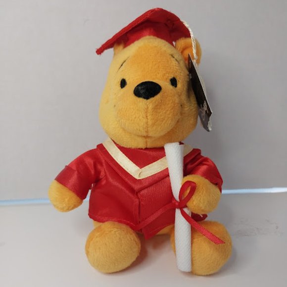 Disney | Toys | Disneys Winnie The Pooh Graduation Plush | Poshmark